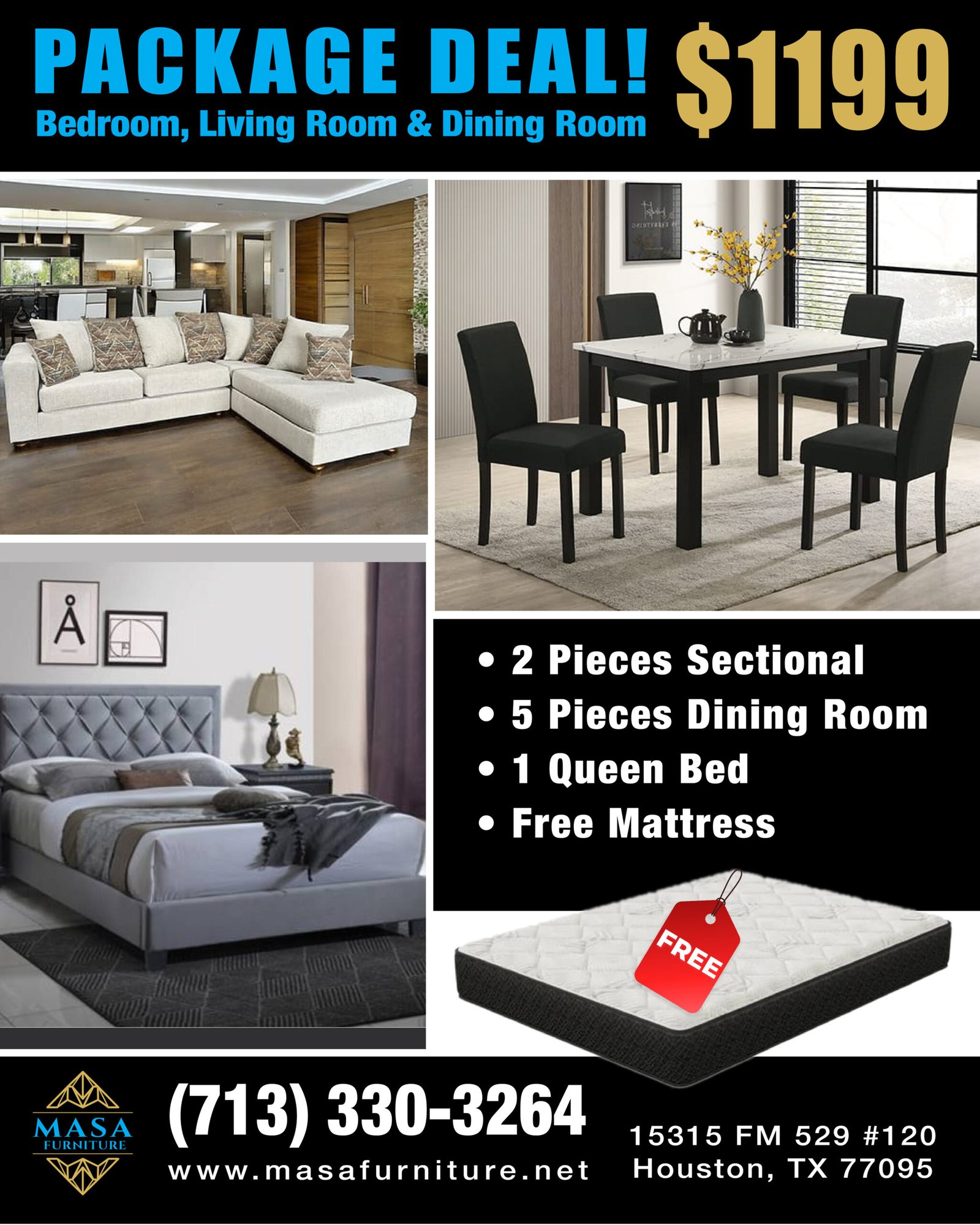 Furniture Package Deals in Houston – Modern & Affordable Sets