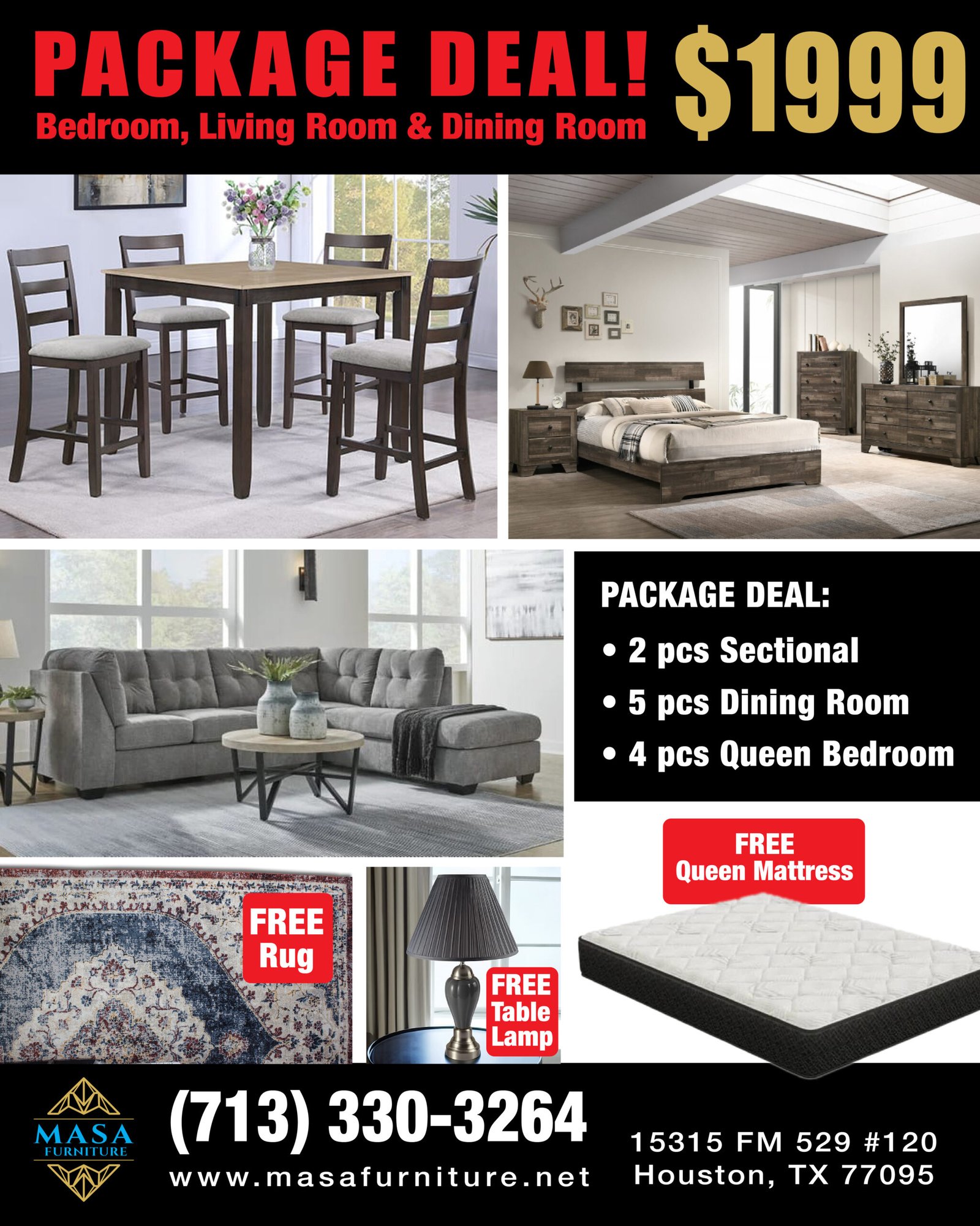 Furniture Package Deals in Houston – Modern & Affordable Sets